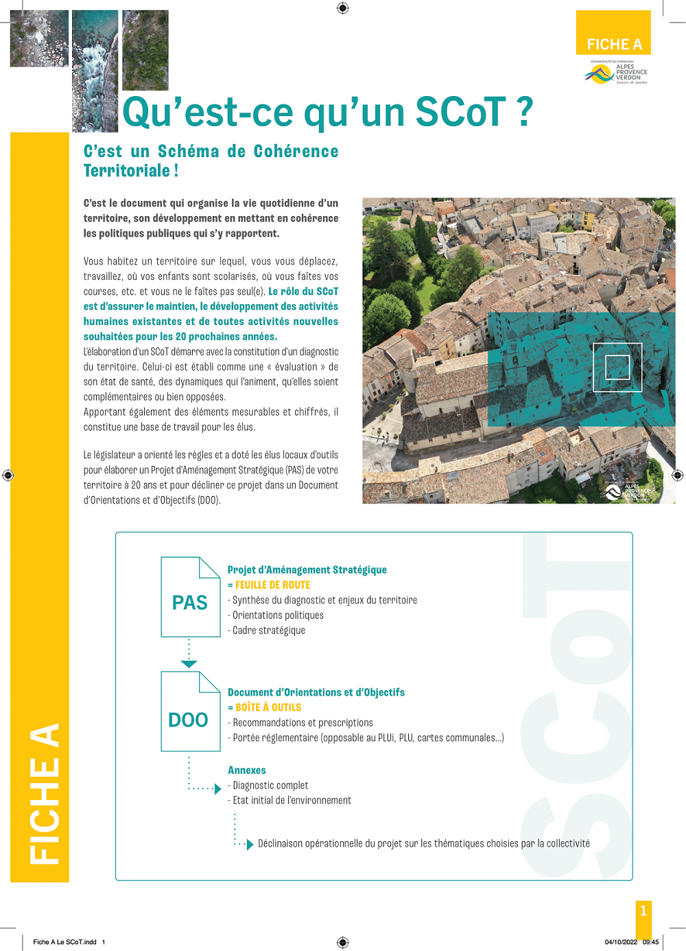 Qu'est ce qu'un SCoT ? - SCOT ALPES PROVENCE VERDON